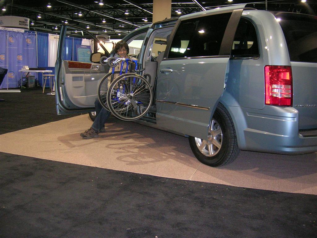 Easy-Stow Wheelchair Storage Device